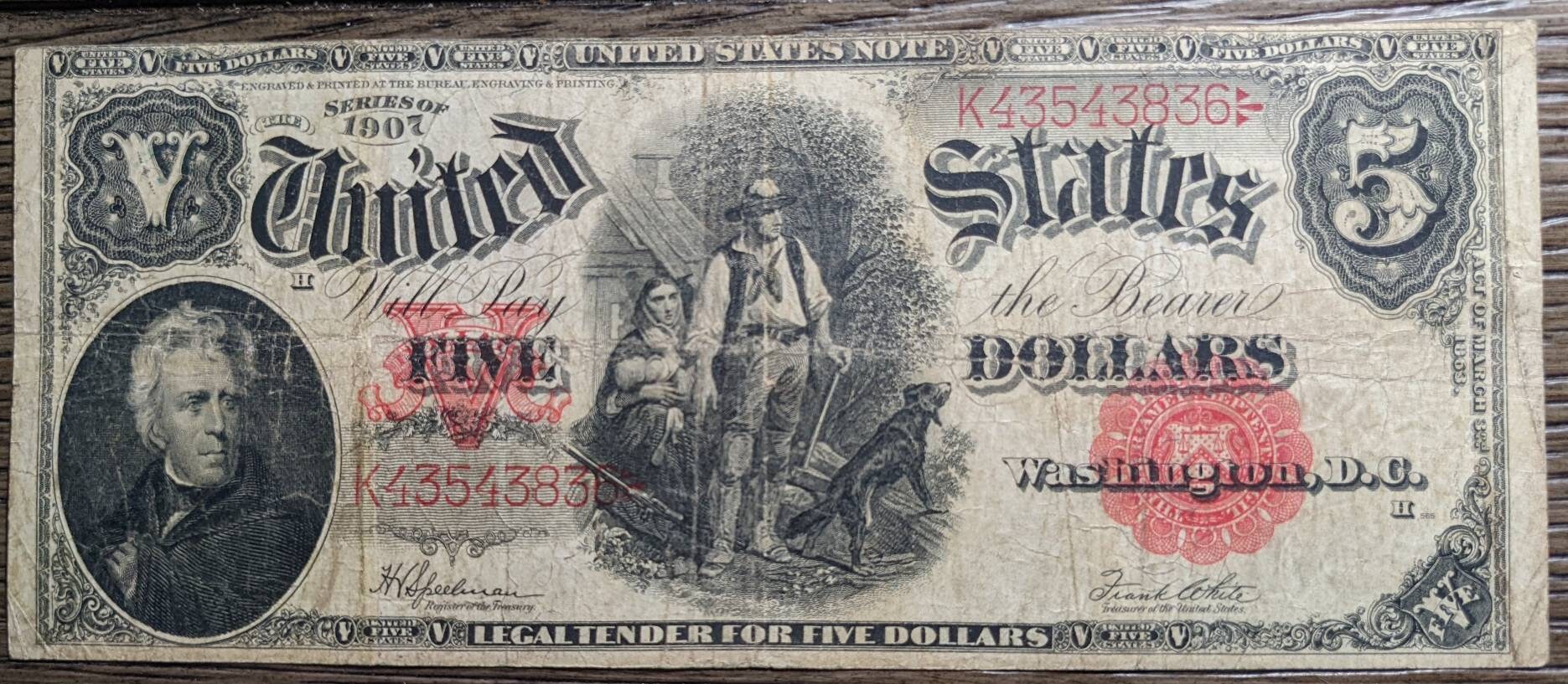 1963 5 Dollar Worth