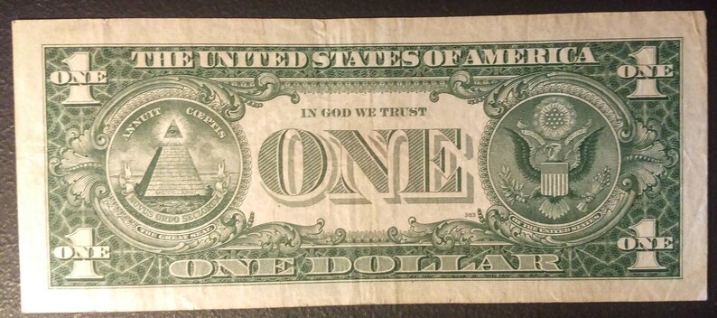 Vintage 1957-A Circulated Grade Silver Certificate Star Note One Dollar ...