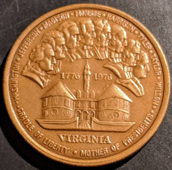Virginia Independence Bicentennial 1776-1976 Liberty Coin - Etsy