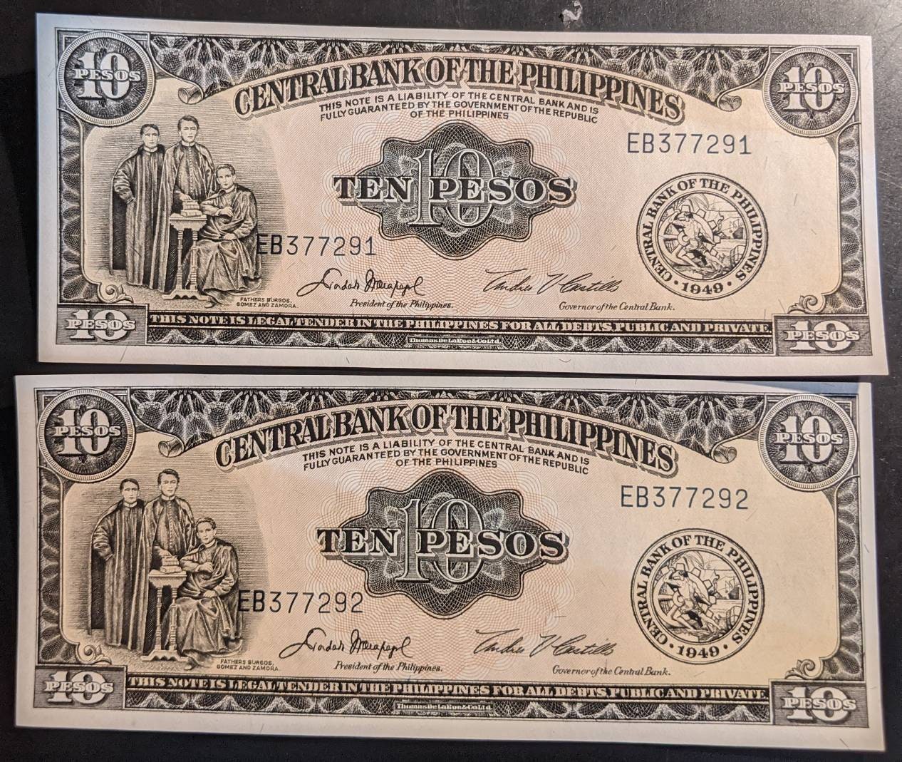 10 Philippine Peso Bill