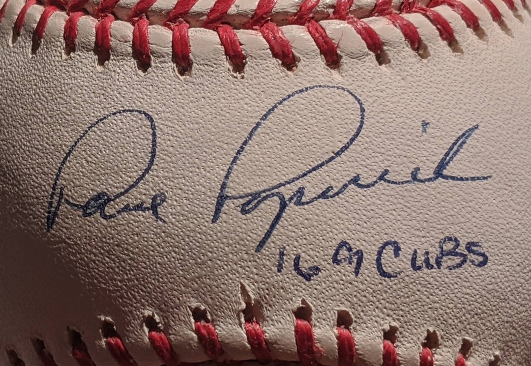 Signed Paul Popovich 1969 Cubs Vintage Autographed Major League ...