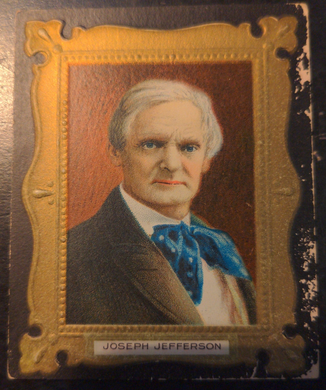 1911-12 Joseph Jefferson T25 Between the Acts Actors Tobacco Tobacco ...