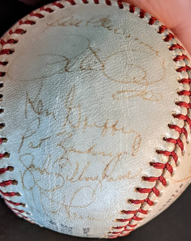 Rare Vintage Cincinnati Reds Signed Team Ball Autographed Tom Seaver ...