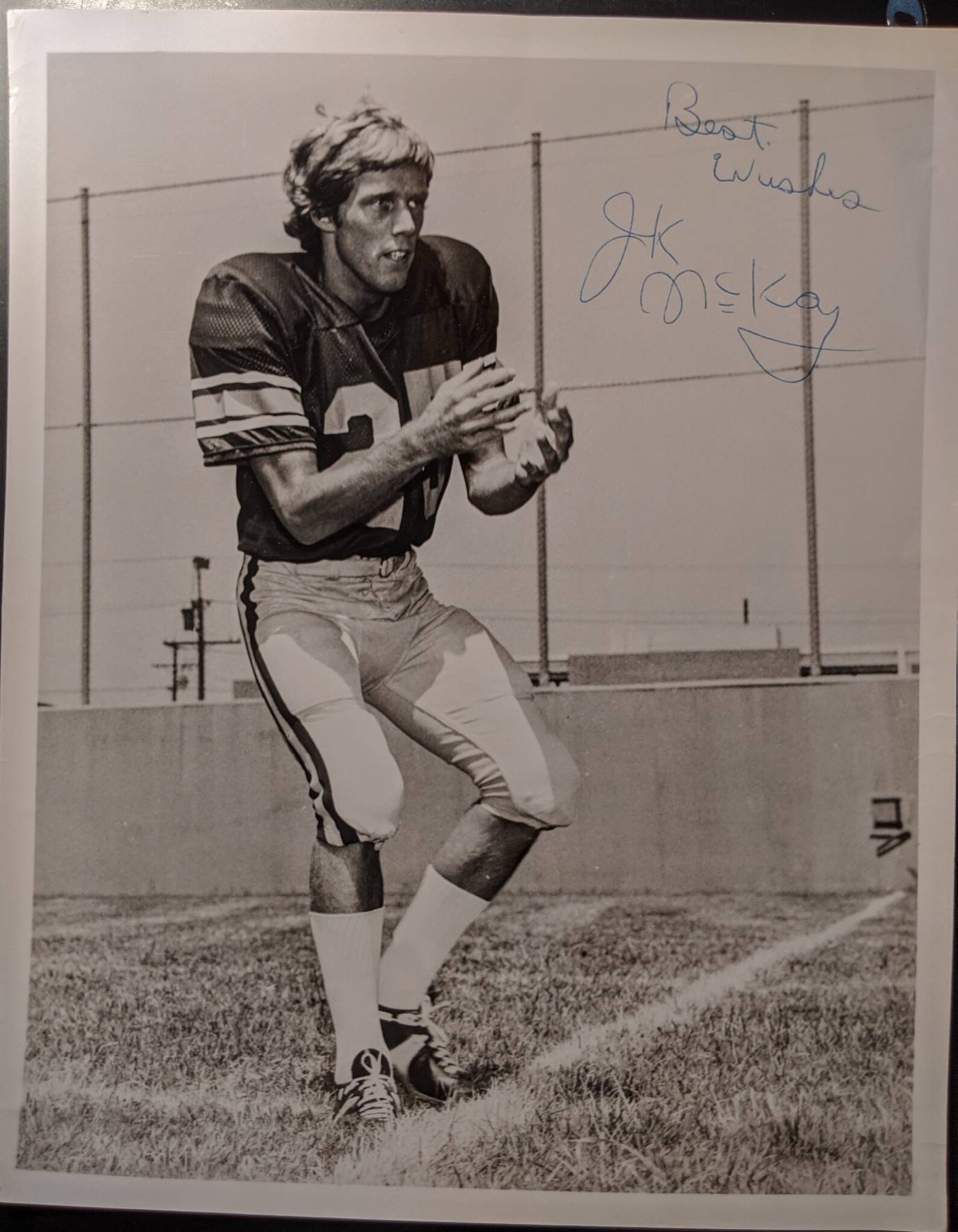 SALE JK McKay Tampa Bay Vintage Autographed NFL National | Etsy