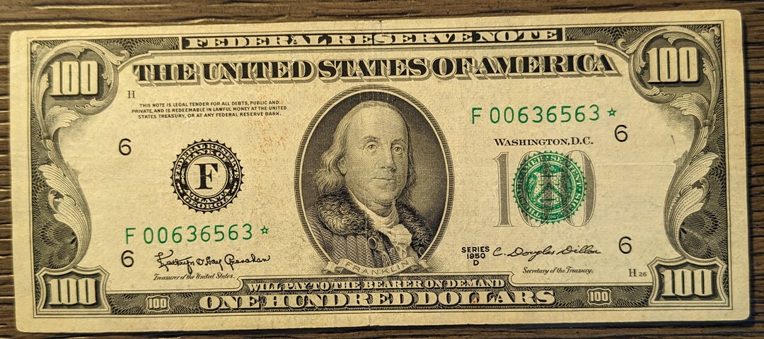 Crisp 1950 D One Hundred Dollar Star * Note Atlanta Lightly Circulated ... Crisp 1950 D One Hundred Dollar Star * Note Atlanta Lightly Circulated ...