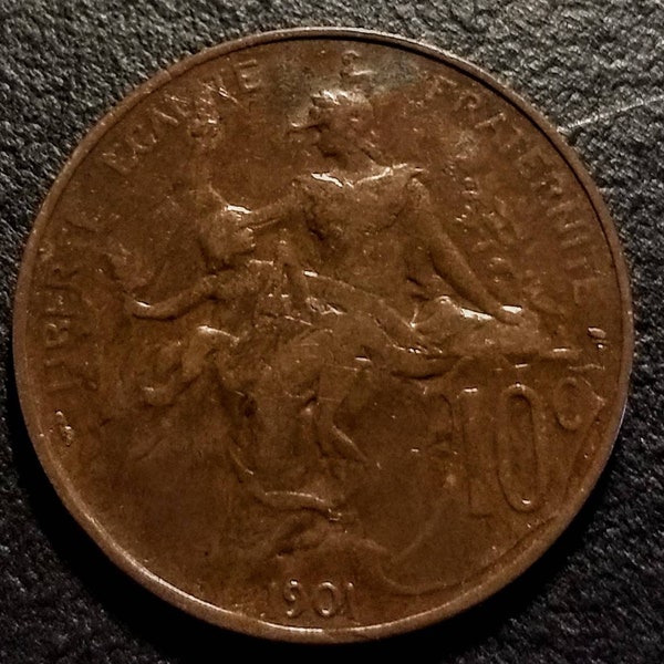 10 Cents Republique Francaise - Etsy