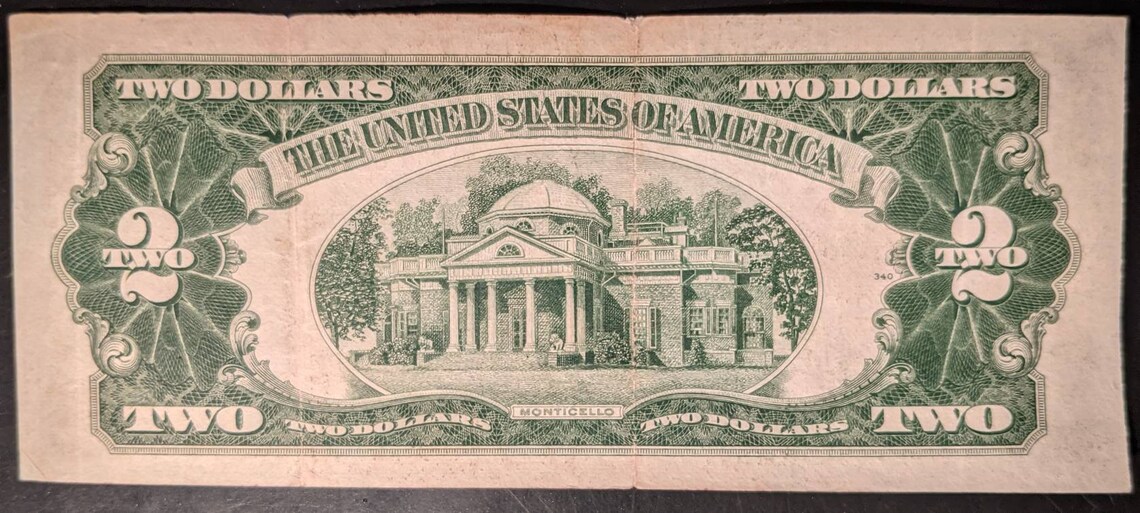 1928F Star Note Vintage Nice Grade Two Dollar Bill Roaring - Etsy