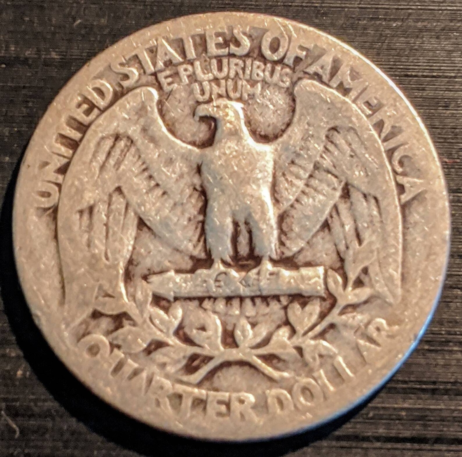 1935 Solid Grade Silver Washington Quarter Piece Antique Authentic ...