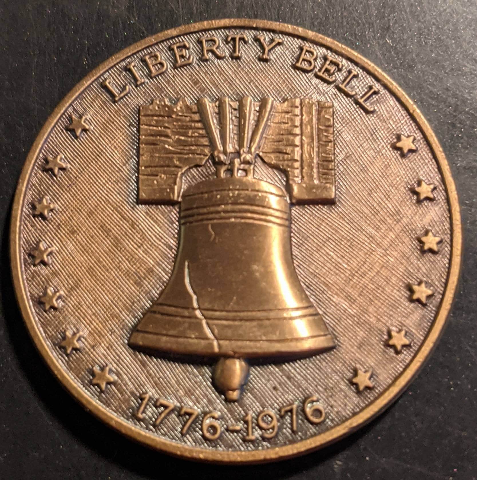 Cracked Liberty Bell Coin