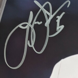 Large 16x20 Larry Johnson Vintage Autographed National Football League ...