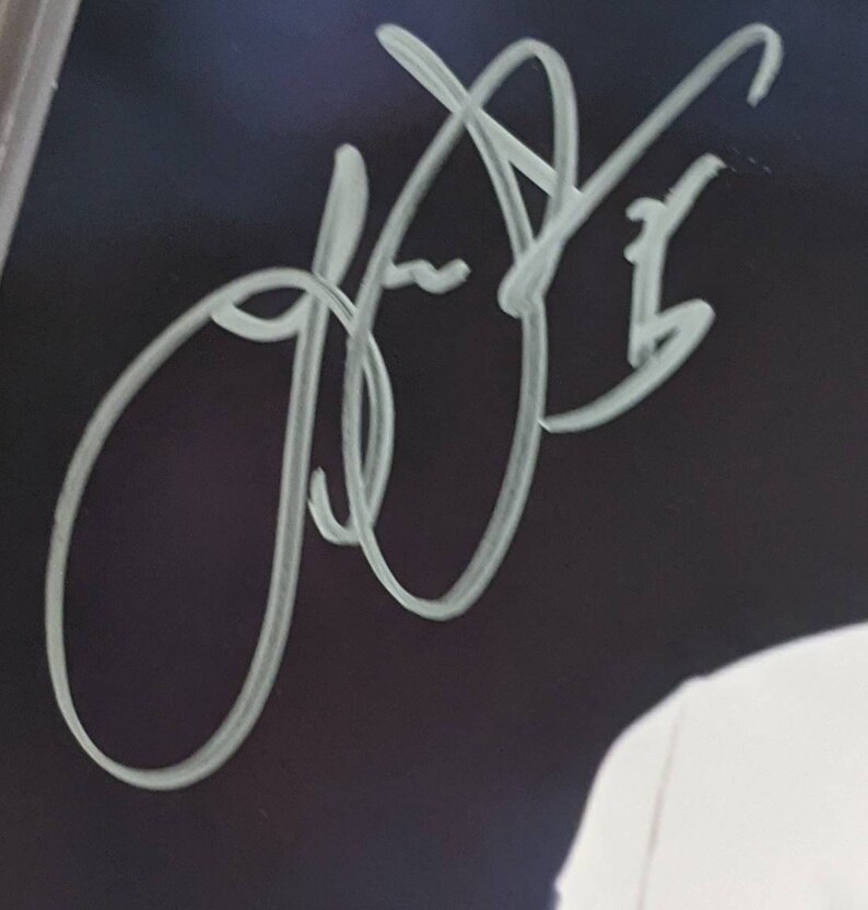 Large 16x20 Larry Johnson Vintage Autographed National - Etsy