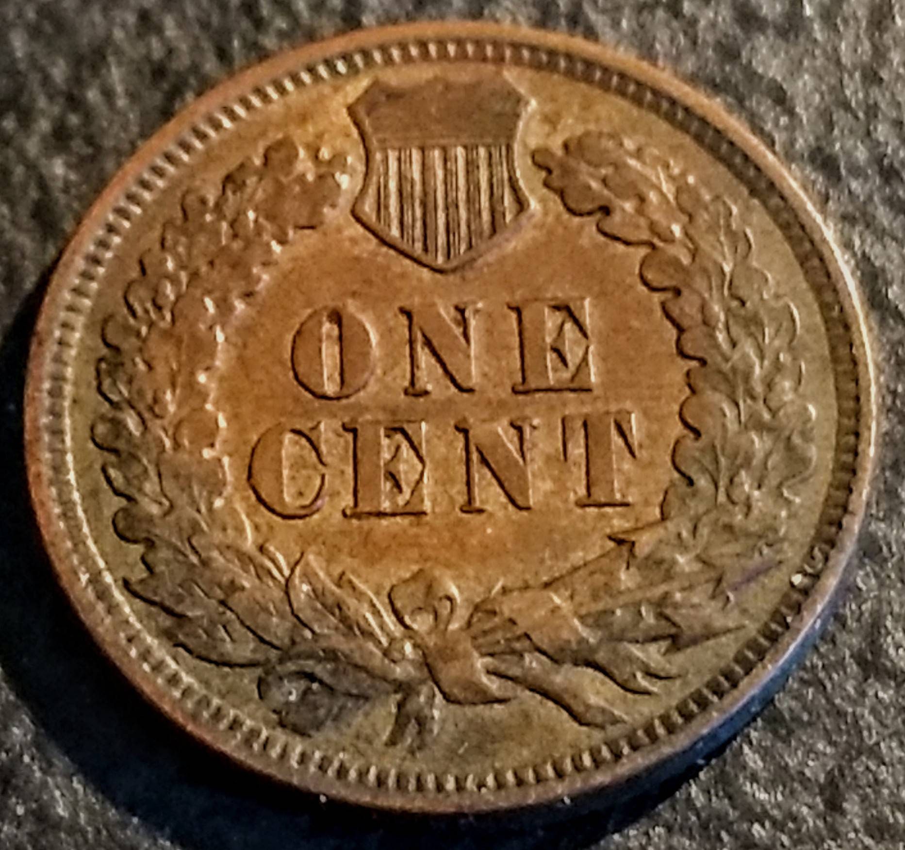 Antique Vintage 1902 Full Liberty Indian Head Cent Authentic U.s.coin ...
