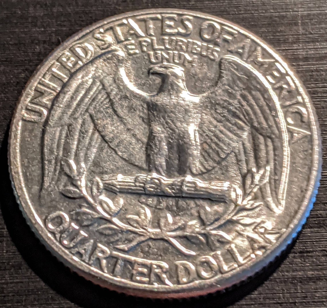 1963 High Grade Silver Washington Quarter Piece Antique Authentic ...