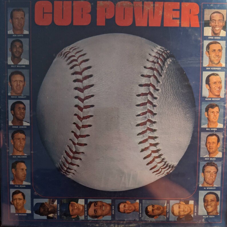 1969 Chicago Cub Power Poster Team Photo 13 X 13 Framed - Etsy
