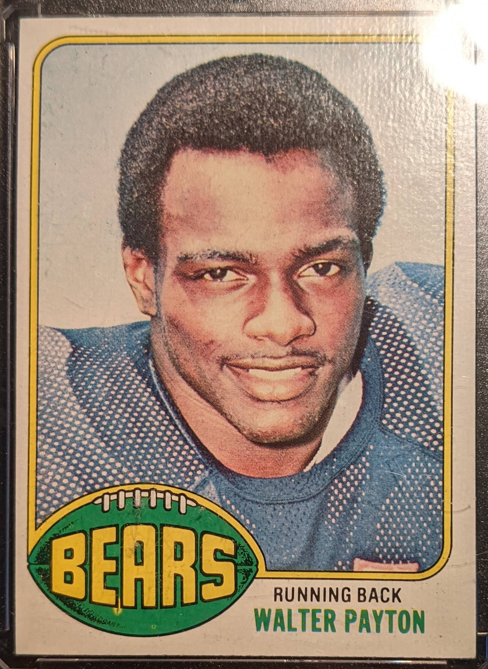 Walter Payton Rookie Card Vintage Topps 1976 Chicago Bears | Etsy
