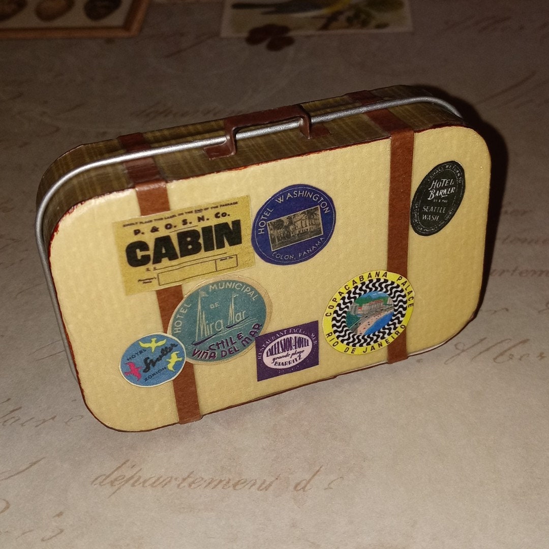 Altered Altoid Tin Suitcase - Etsy