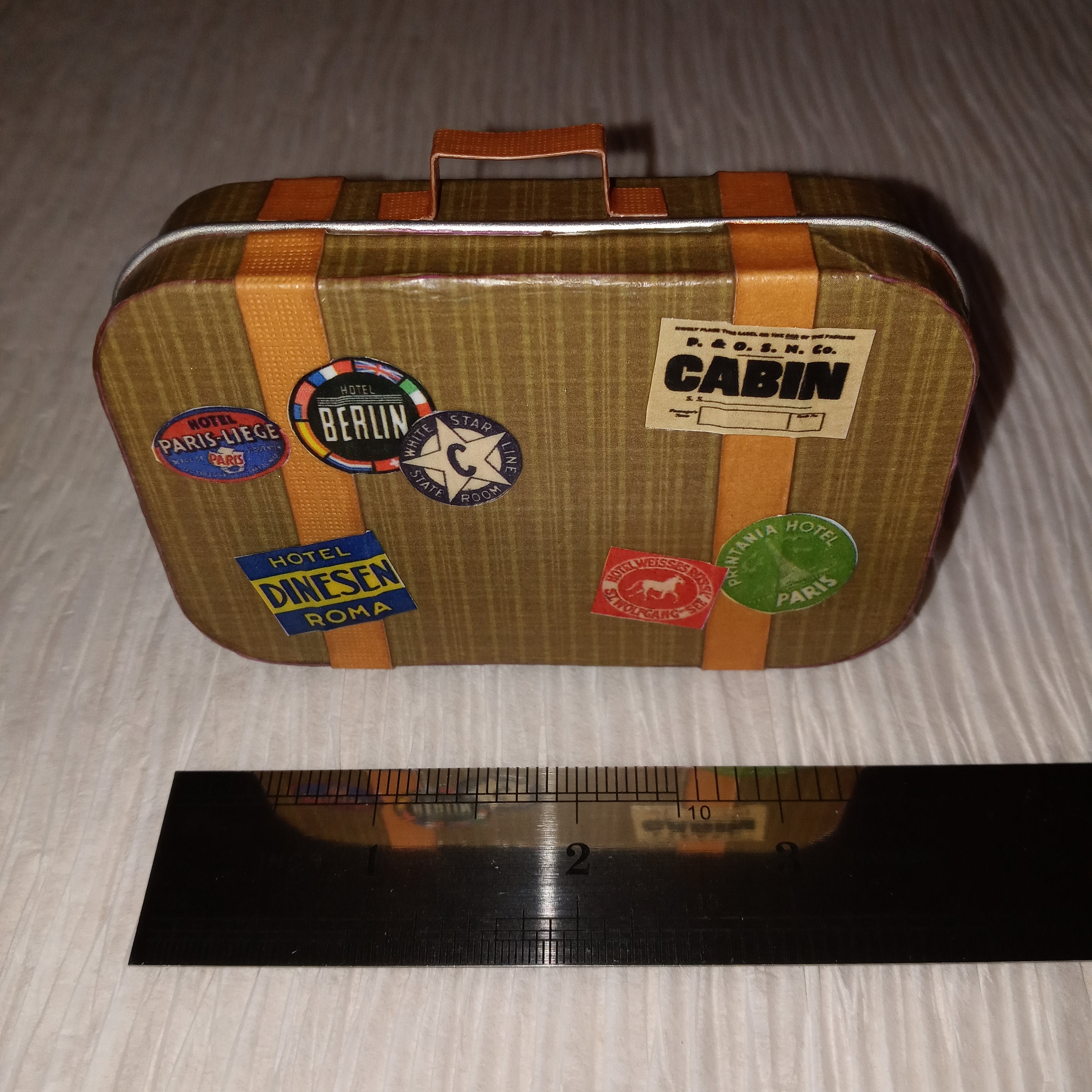 Altered Altoid Tin Suitcase - Green Plaid - Etsy