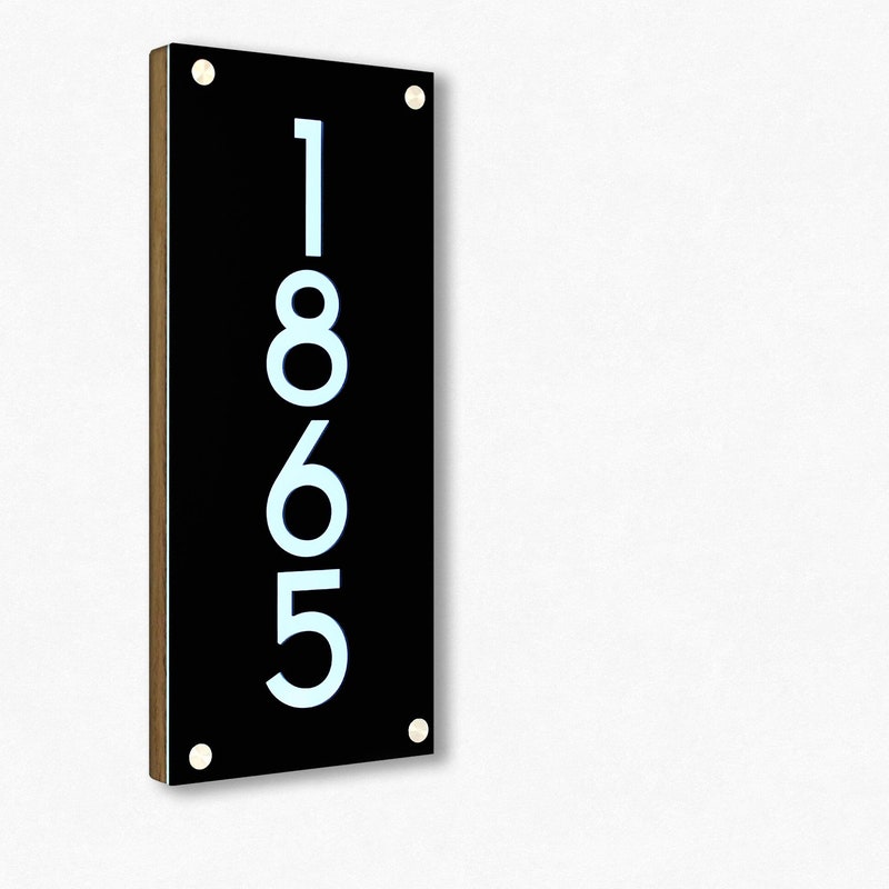 Lighted House Numbers - Etsy
