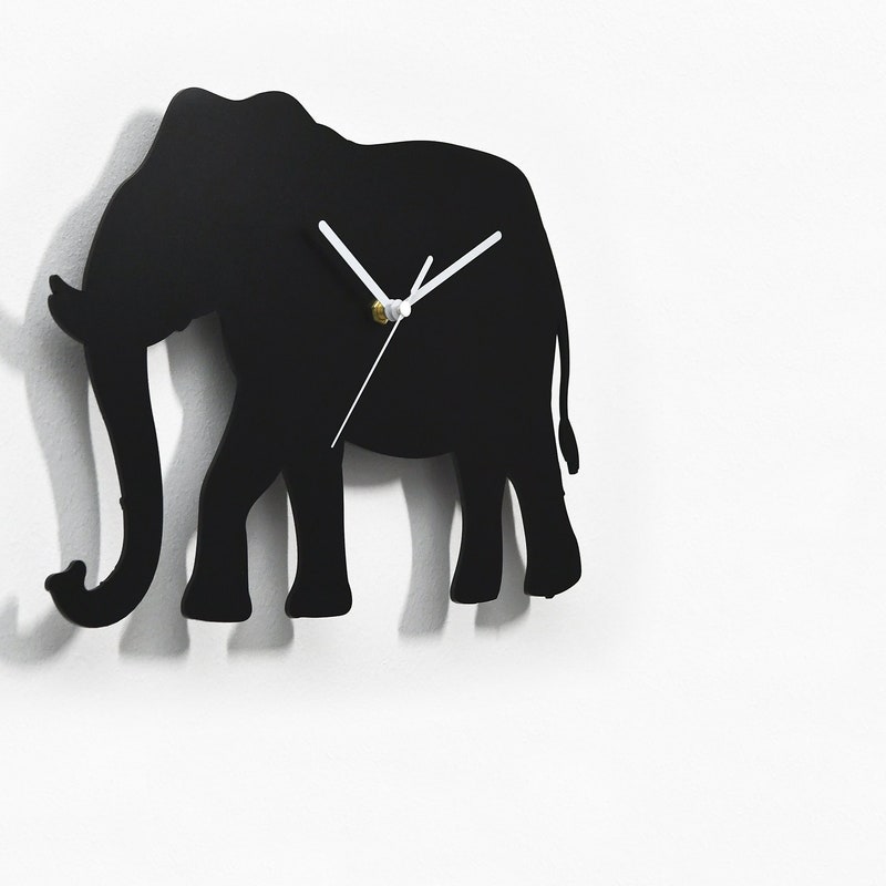 Elephant Clock - Etsy