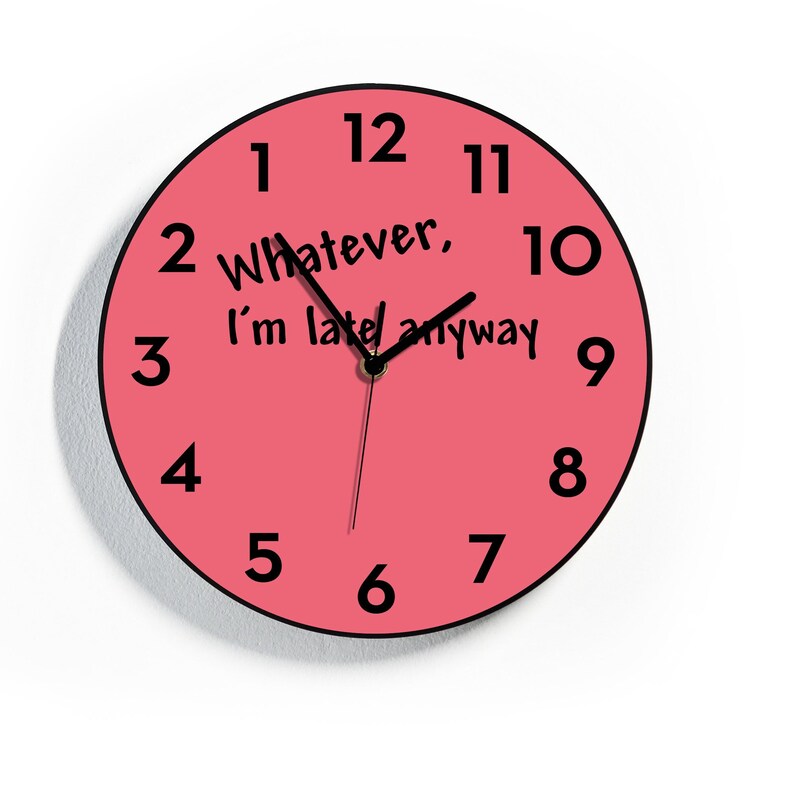 Backwards Clock - Etsy