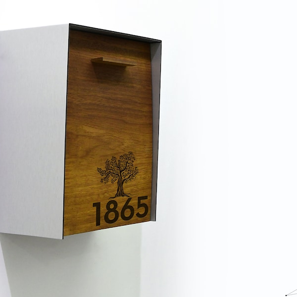 Custom Wood Mailbox - Etsy