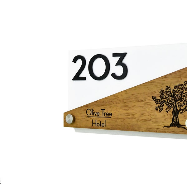 Hotel Room Number Plates - Etsy