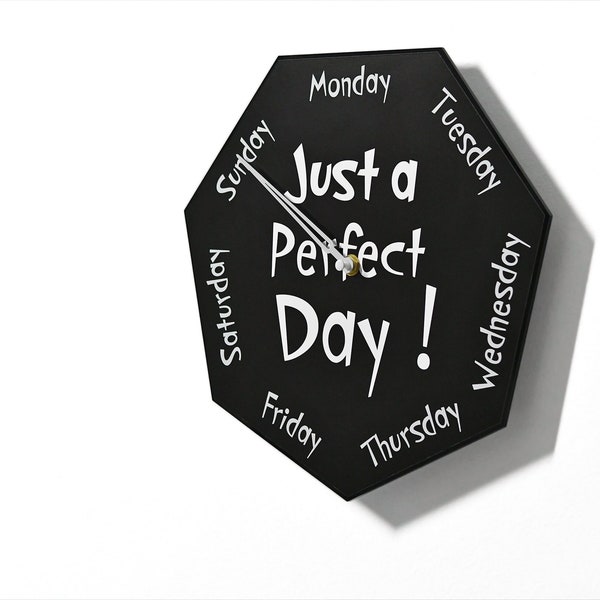 Day of the Week Clock - Etsy