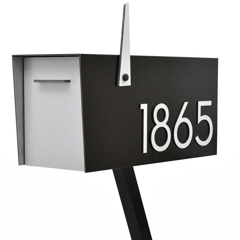 Modern Mailbox With Post - Etsy
