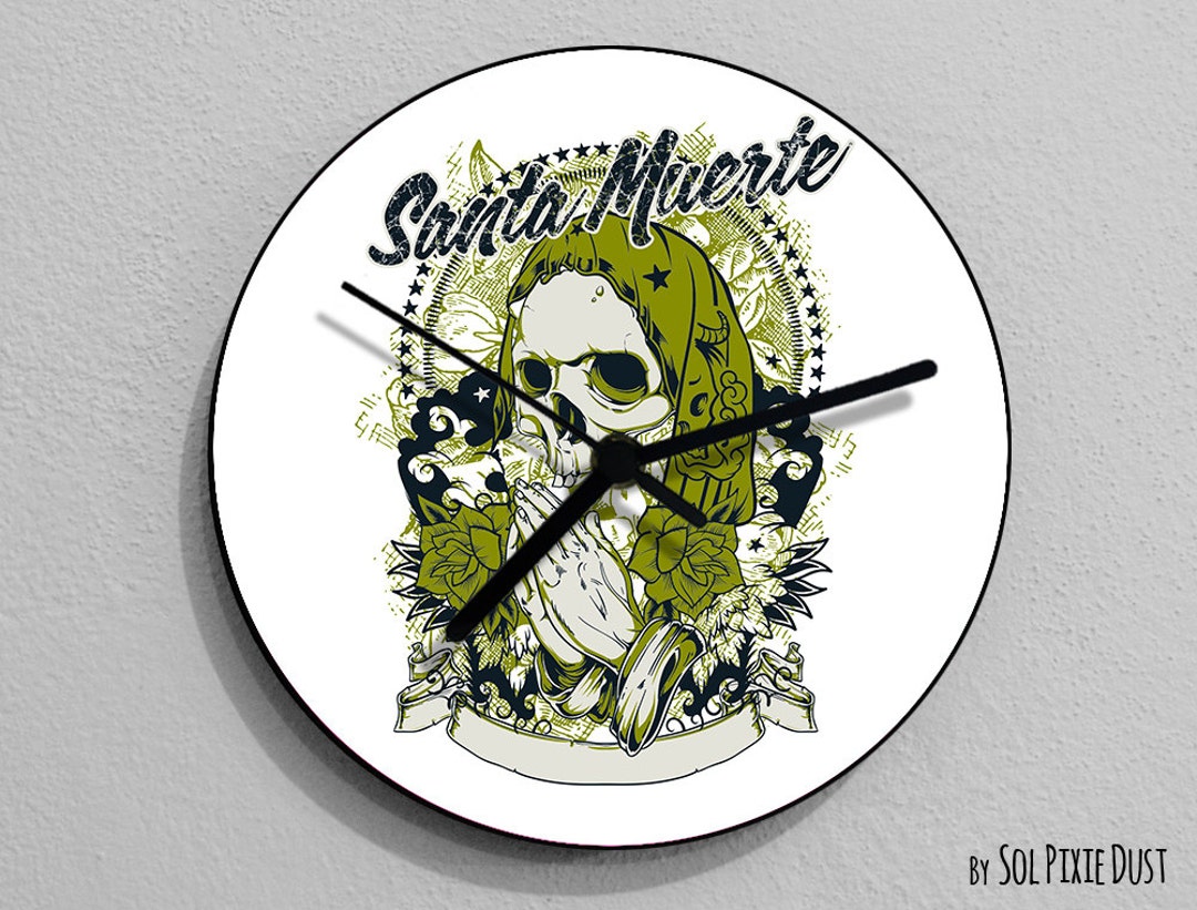 Santa Muerte Sugar Skull - Day of the Dead -dia De Los Muertos ...