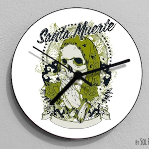 Santa Muerte Sugar Skull - Day of the Dead -dia De Los Muertos ...