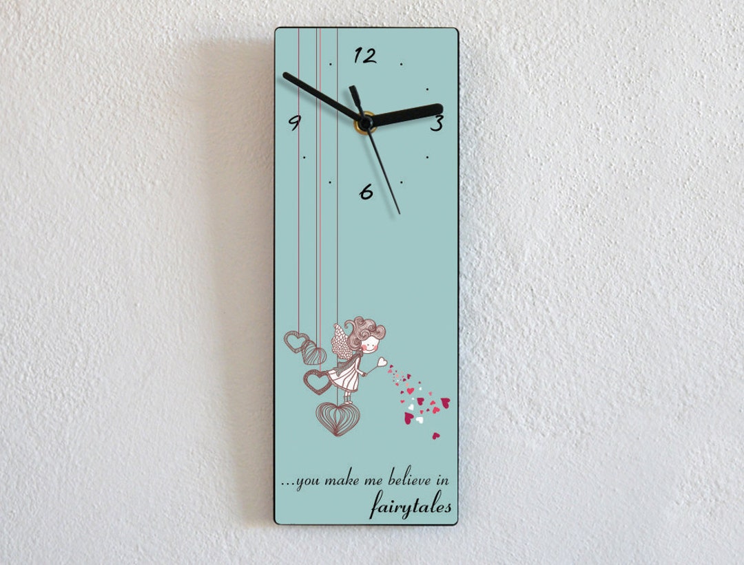You Make Me Believe in Fairytales - Wall Clock - Etsy