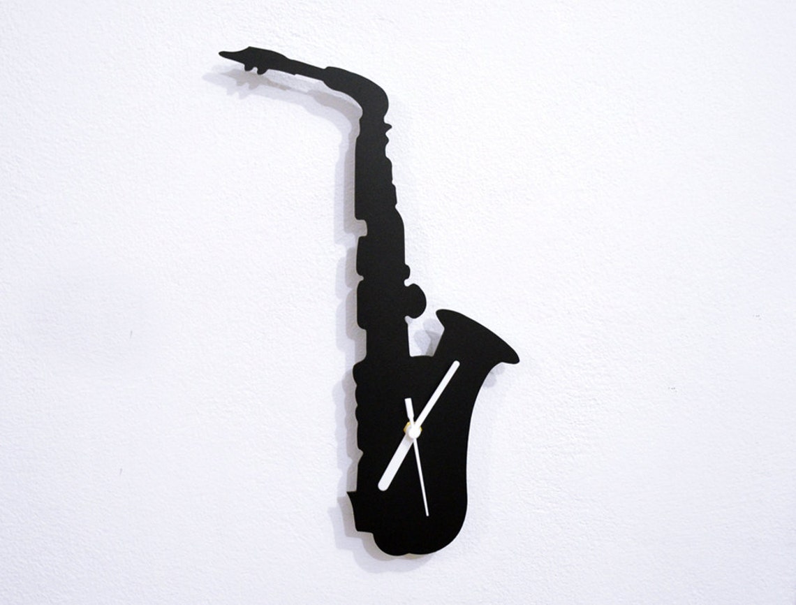 Saxophone - Wall Clock - Etsy