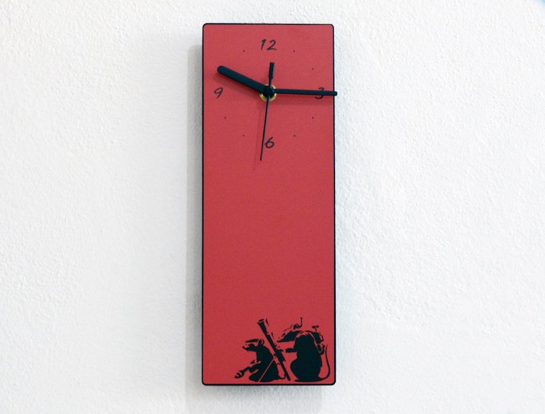 Banksy War Rats - Wall Clock - Etsy