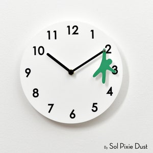 Minimalist Wall Clock With CLOCK FACE - Hanging Man - Wall Decoration ...