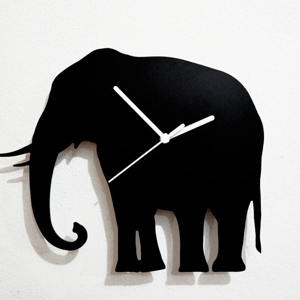 Elephant Clock - Etsy