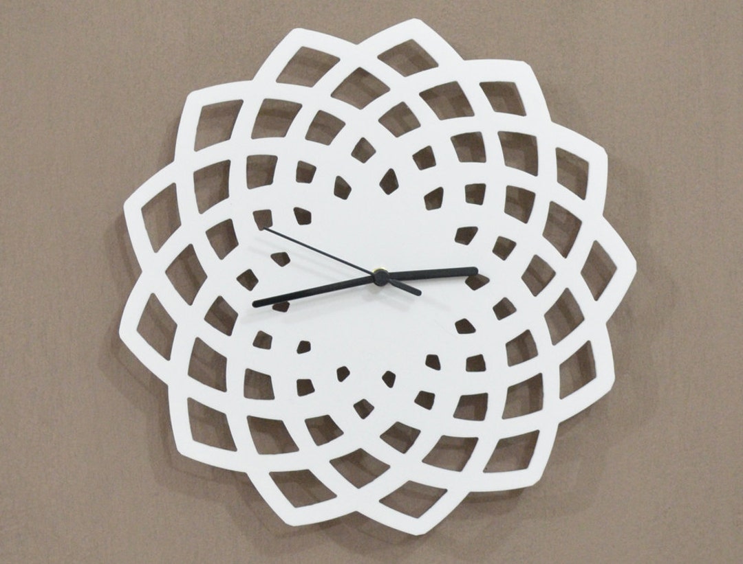 Geometrical Star Silhouette - Wall Clock - Etsy