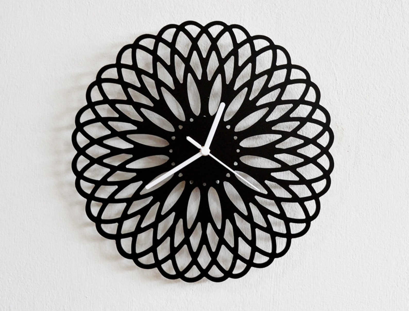 Geometrical Ellipse Wall Clock - Etsy