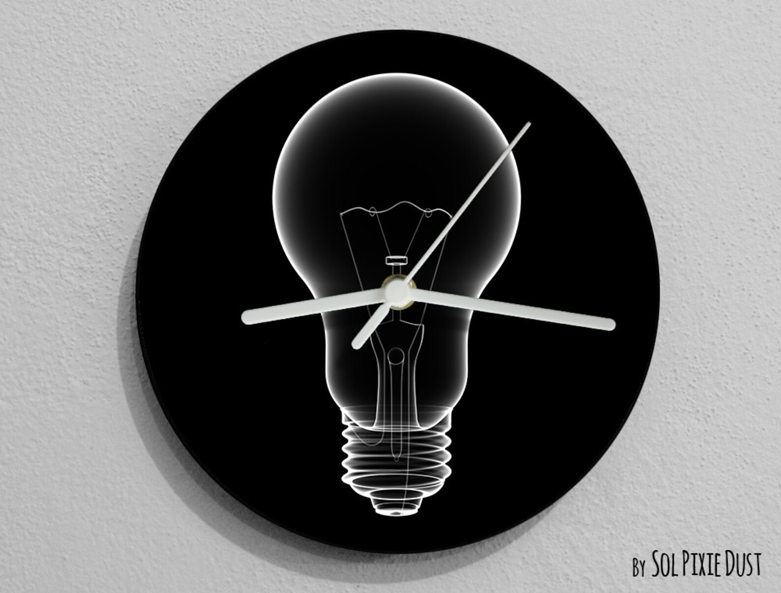 X-ray Lamp Wall Clock - Etsy