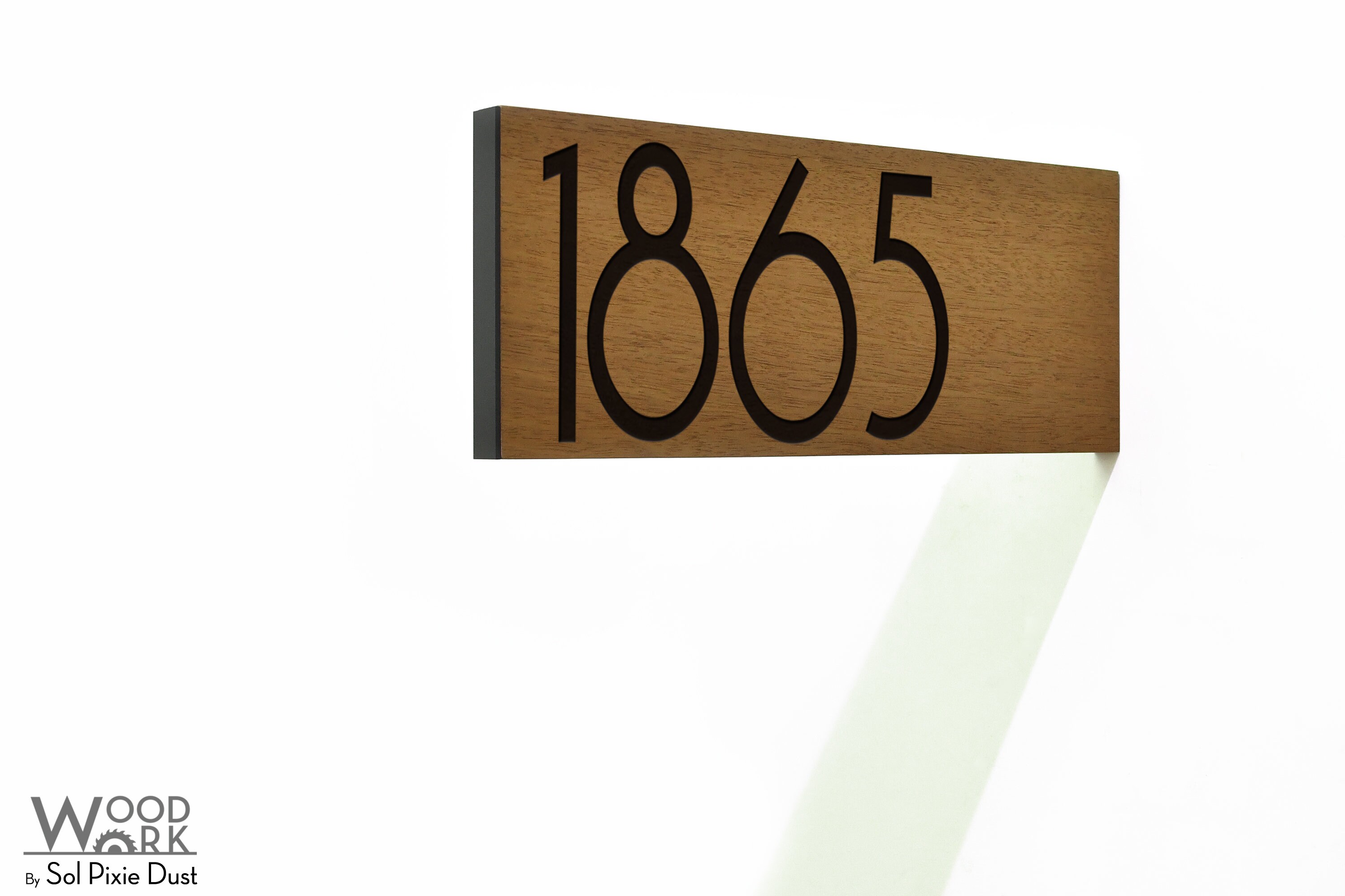 Modern Projecting Wall Mounted Sign Custom Double sided Sign | Etsy