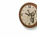 Wooden Round Clock Laser Engraved Simple Solid Wood Clock - Etsy