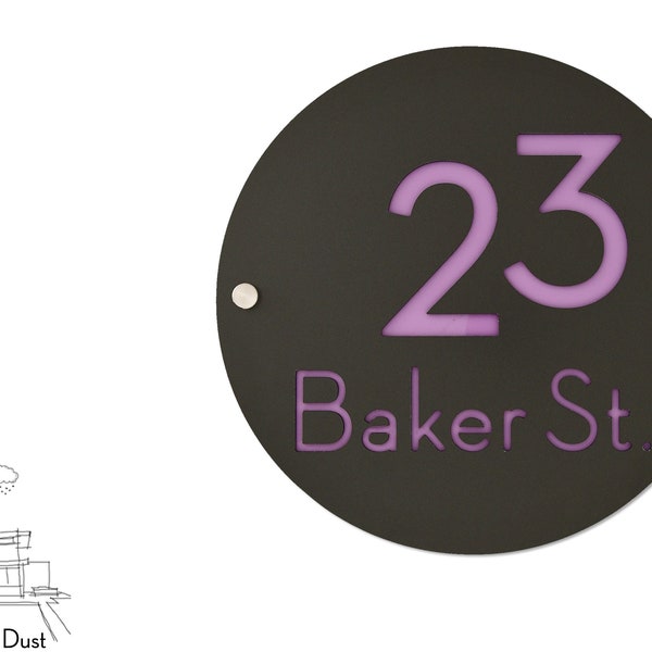 Round House Numbers - Etsy