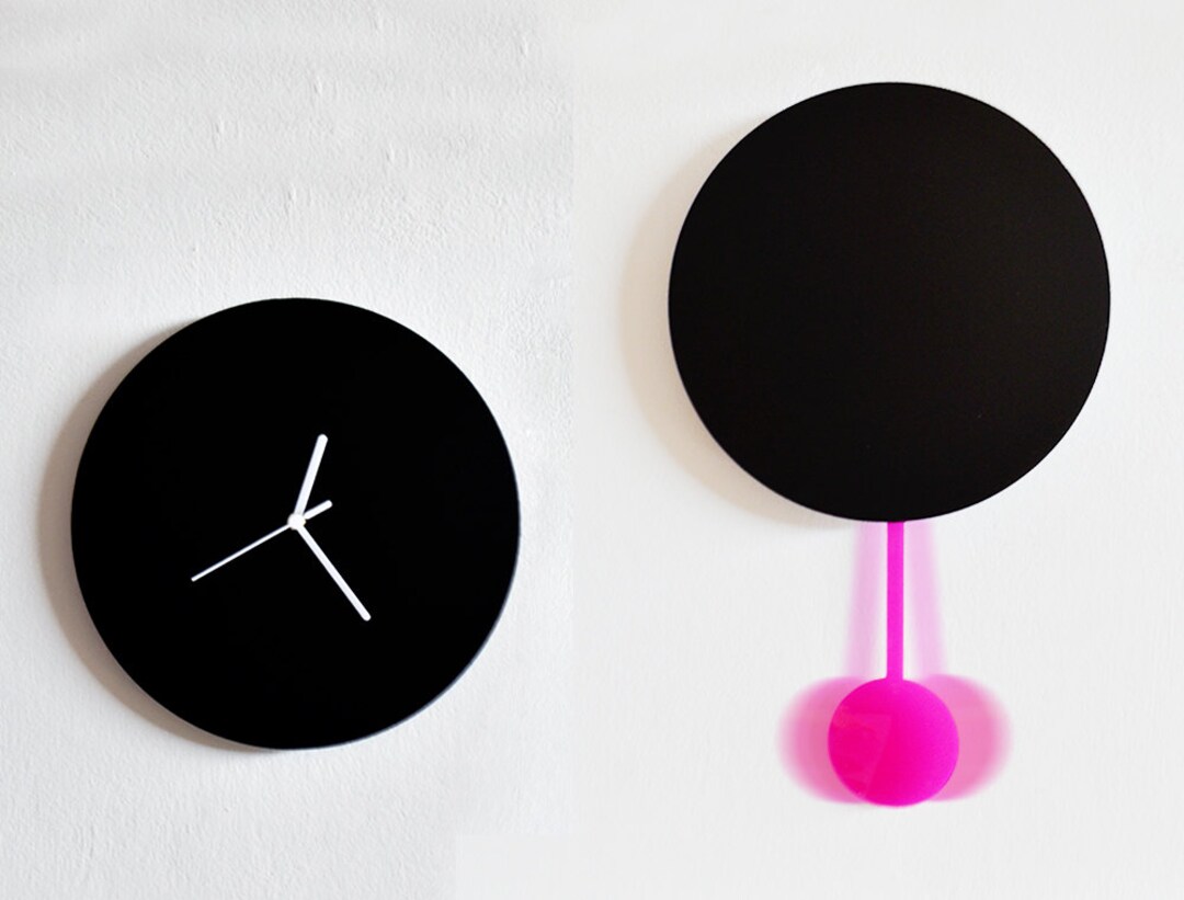 Two Parts - Wall Clock and Pendulum - Etsy