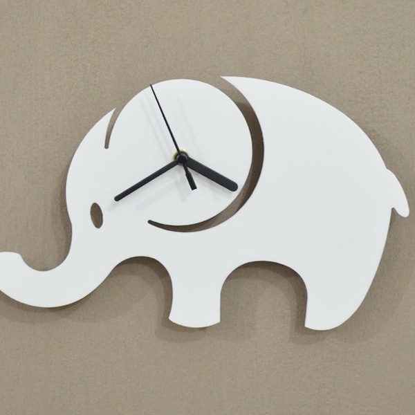 Elephant Clock - Etsy