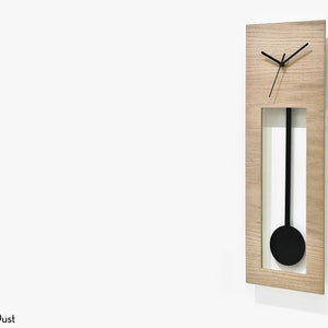 Bluntly Modern Design - Wooden Grandfather Pendulum - Wall Clock ...