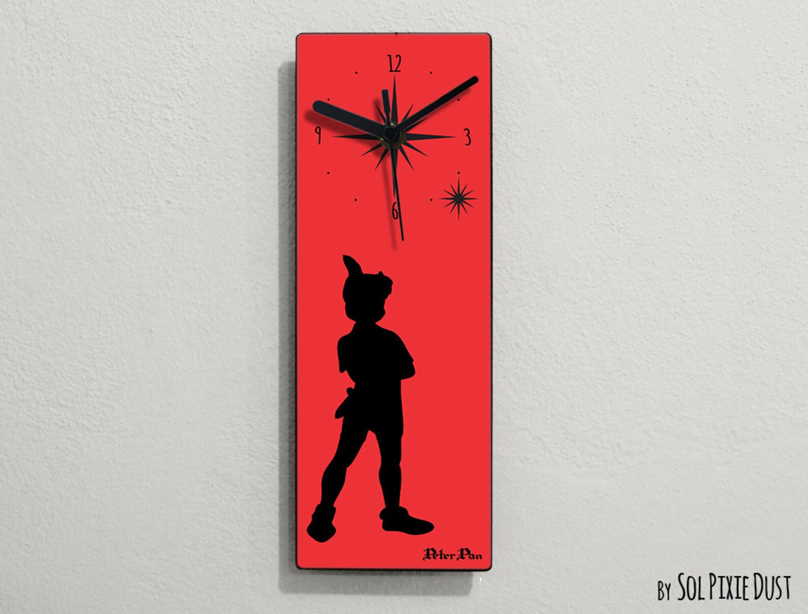 Peter Pan Wall Clock - Etsy