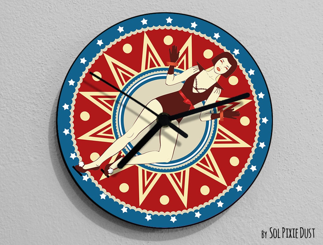 Welcom to the Circus, Circus Wheel Wall Clock - Etsy