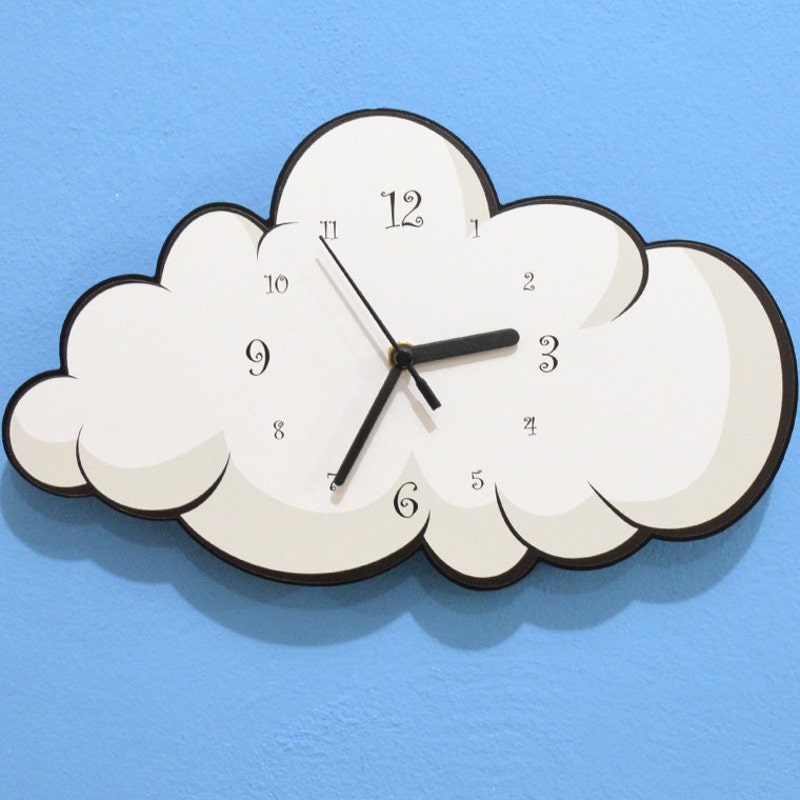 Cloud Clock - Etsy