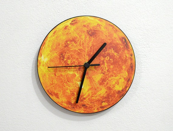 Planet Venus Wall Clock | Etsy