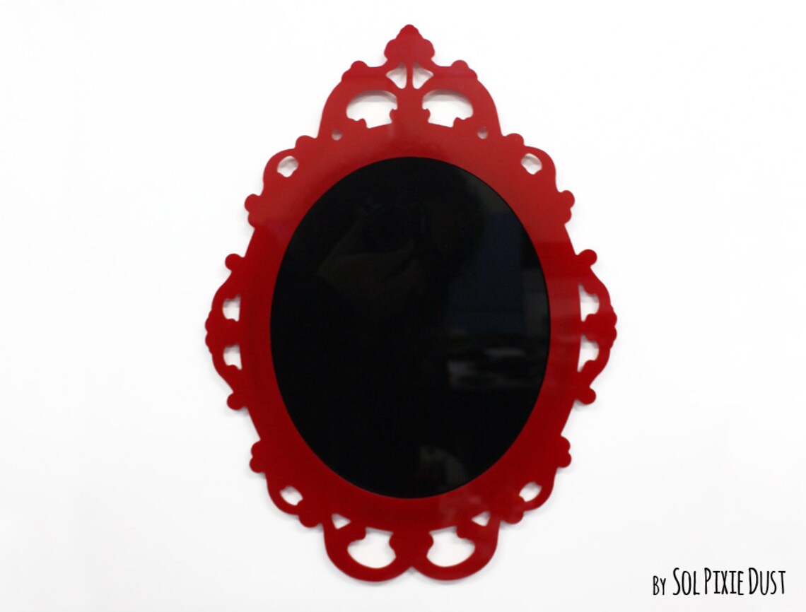 Modern Rococo Red Photo Frame Oval Baroque Picture Frame - Etsy