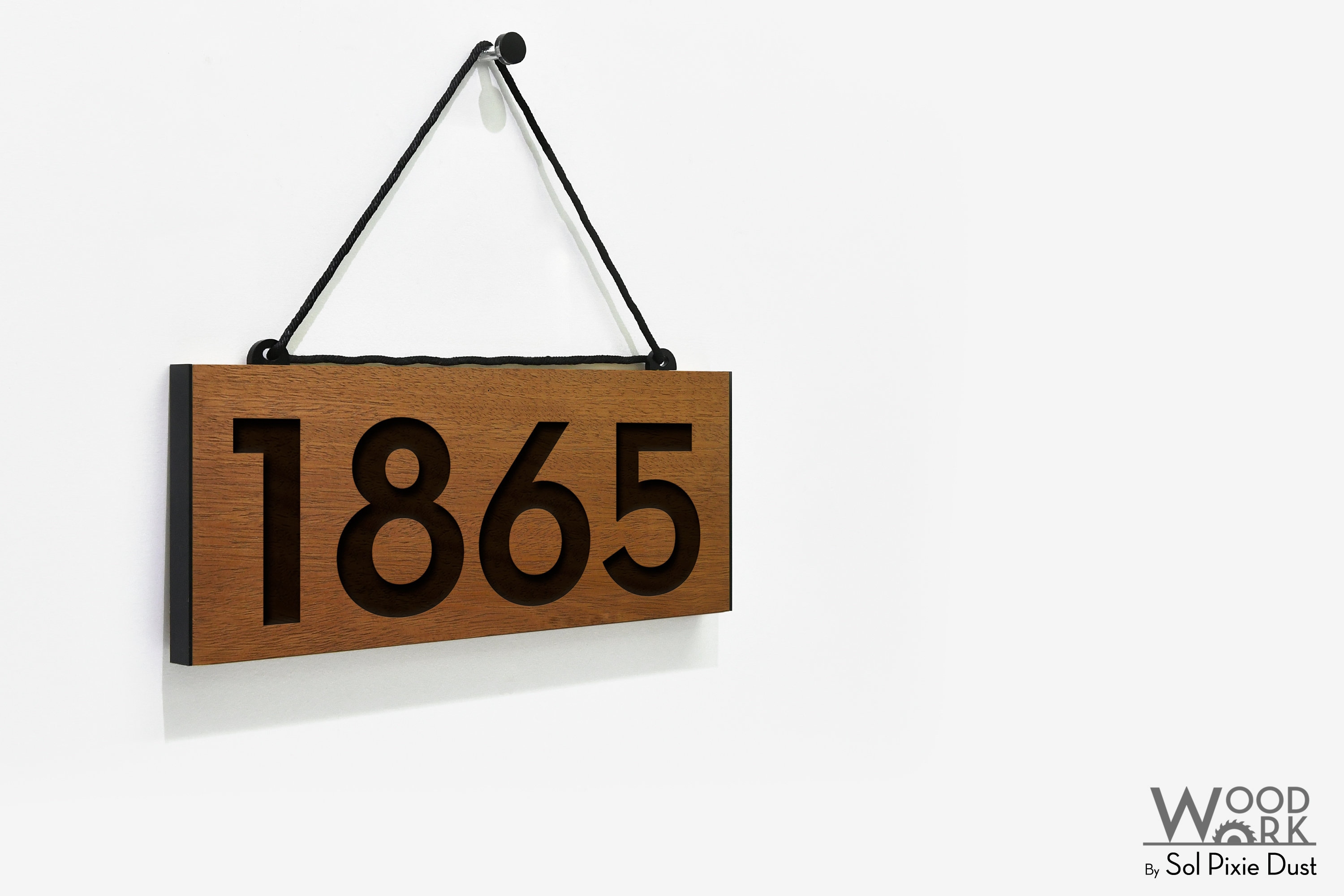 Custom Engraved House Number Sign Personalized Address | Etsy